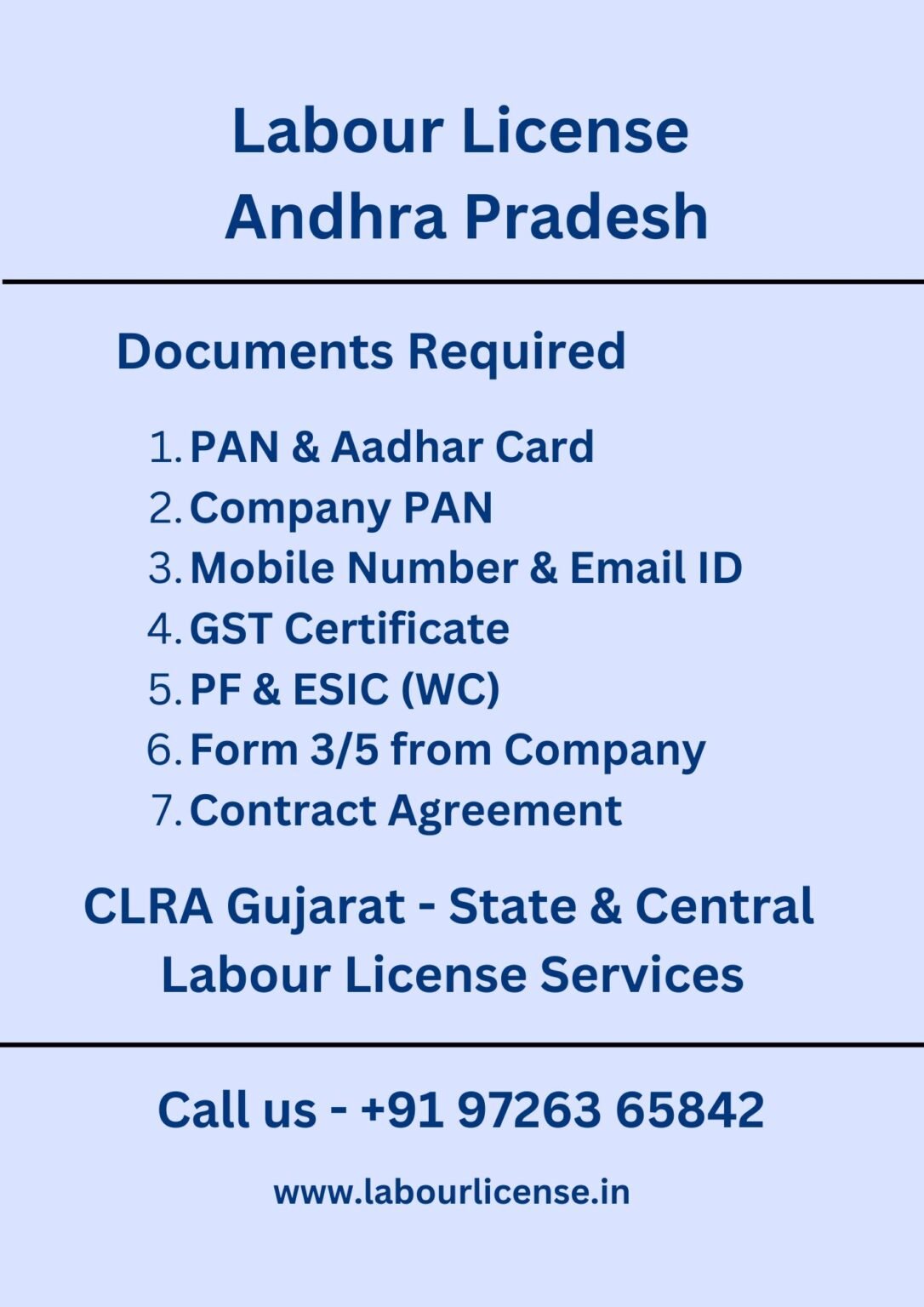 Labour License in - Labour License Consultant in Andhra Pradesh