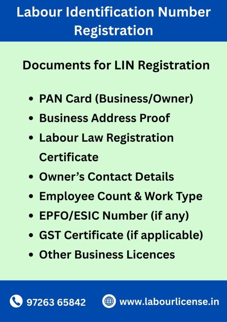 LIN Registration Consultant - Labour Identification Number of Unit