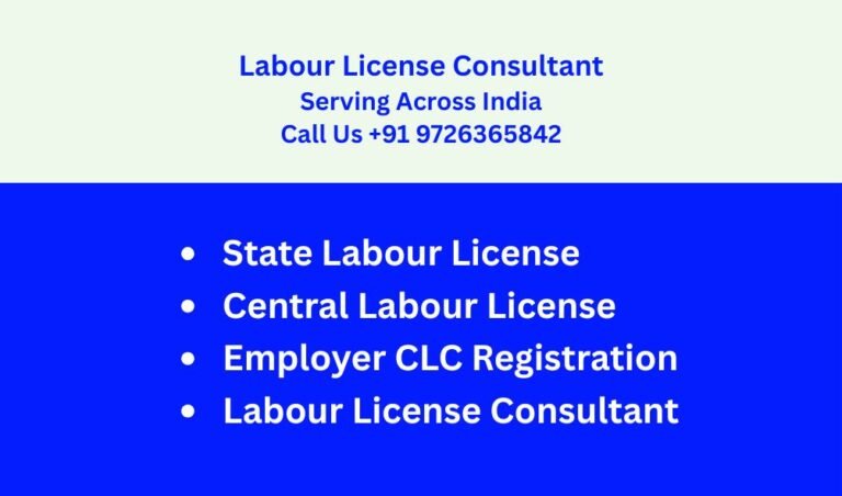 Labour License - Labour Contractor License - CLRA Registration