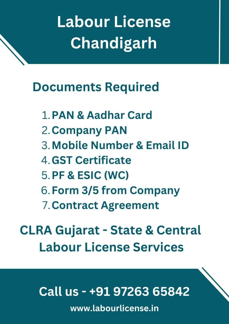 Labour License in Chandigarh - Labour License Consultant