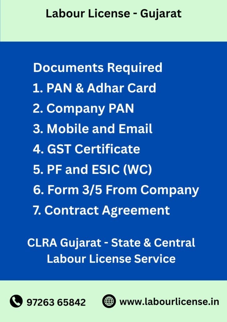 Labour License in Gujarat - Labour License Consultant in Gujarat