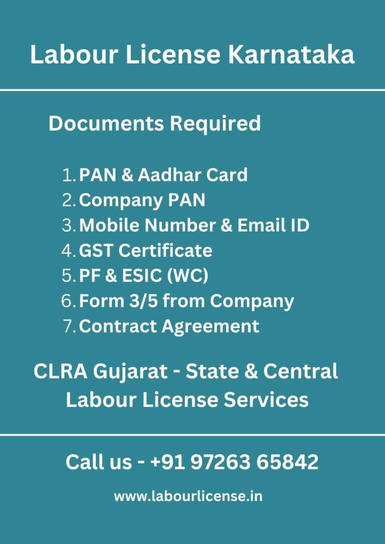 Labour License in Karnataka - Labour License Consultant