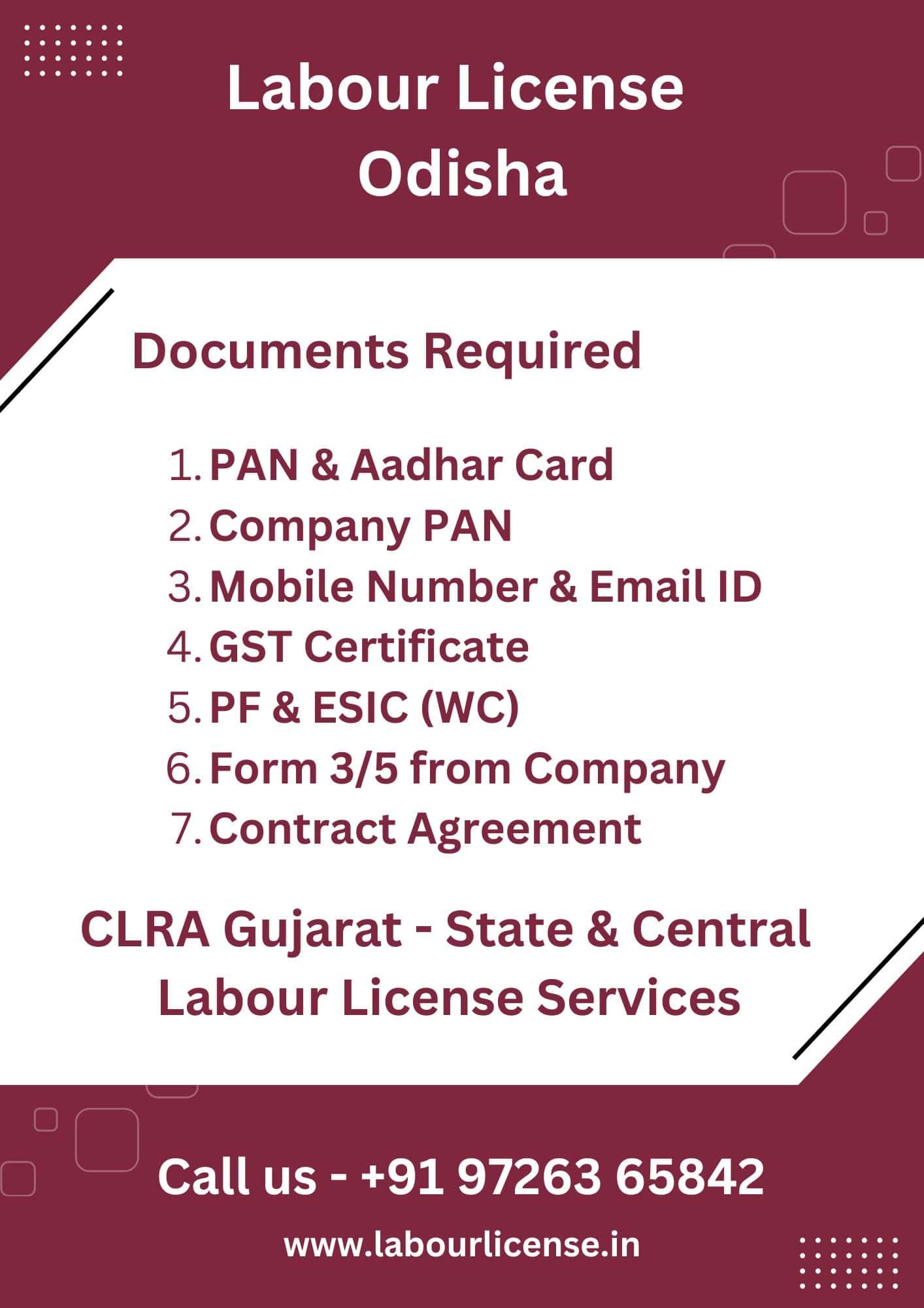 Labour License in Odisha - Labour License Consultant in Odisha