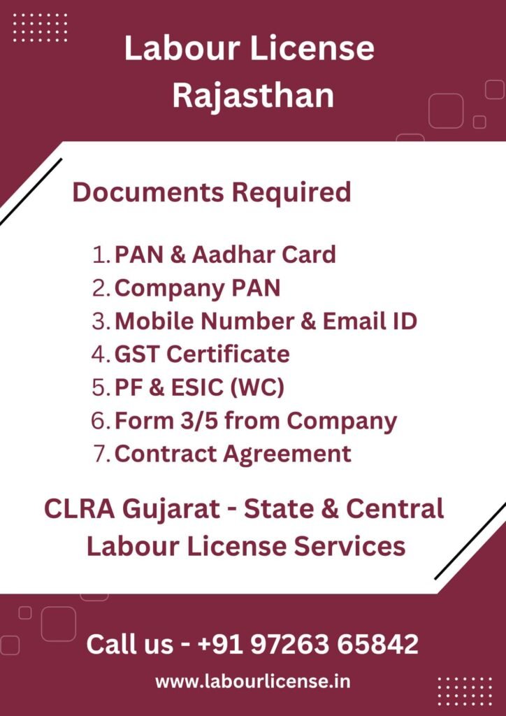Labour License in Rajasthan - Labour License Consultant