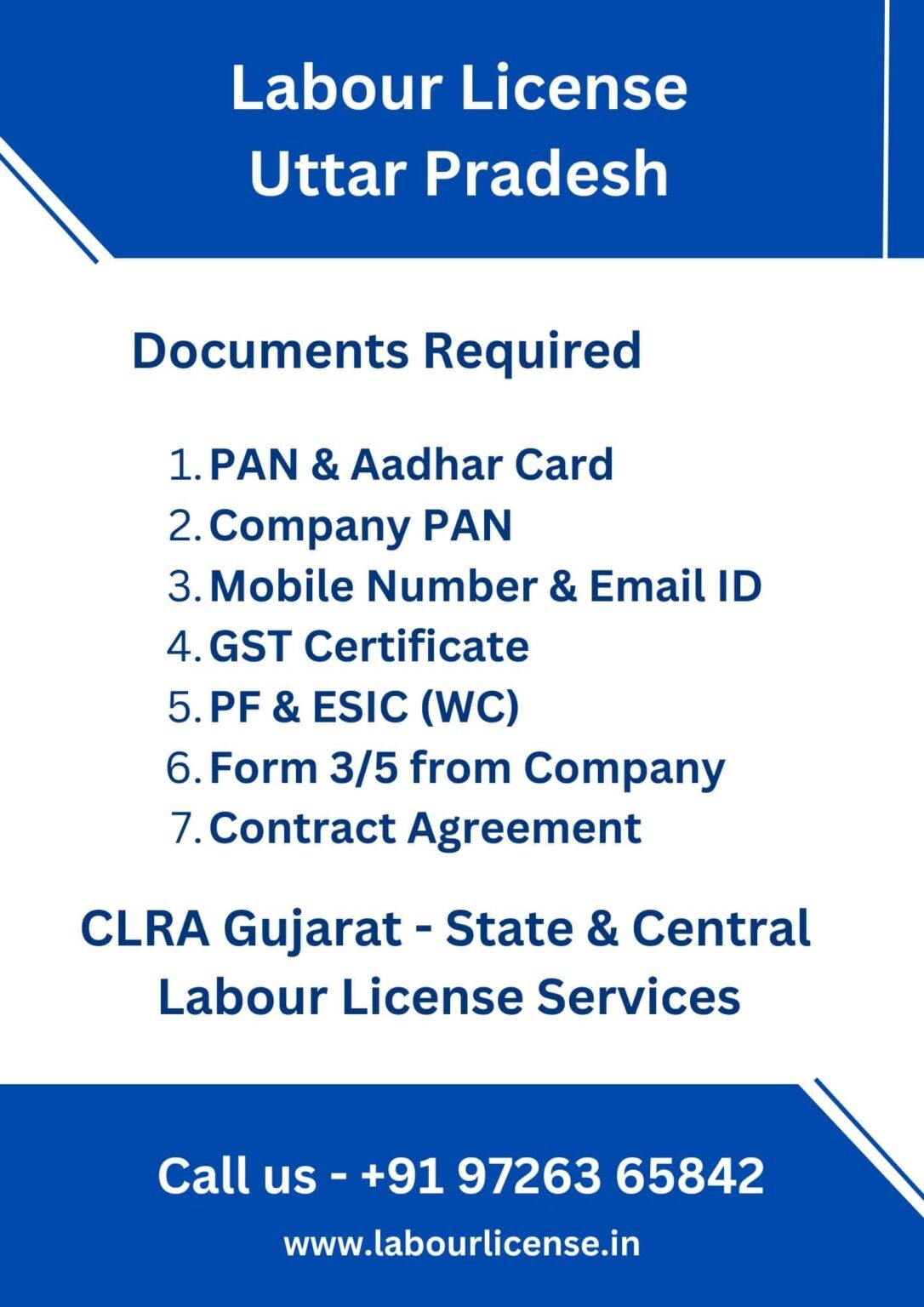 Labour License in Uttar Pradesh - Labour License Consultant
